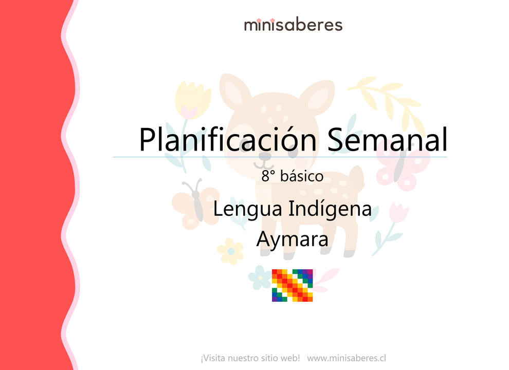 Planificación Lengua Indígena Aymara 8° Básico | Incluye adaptaciones ...